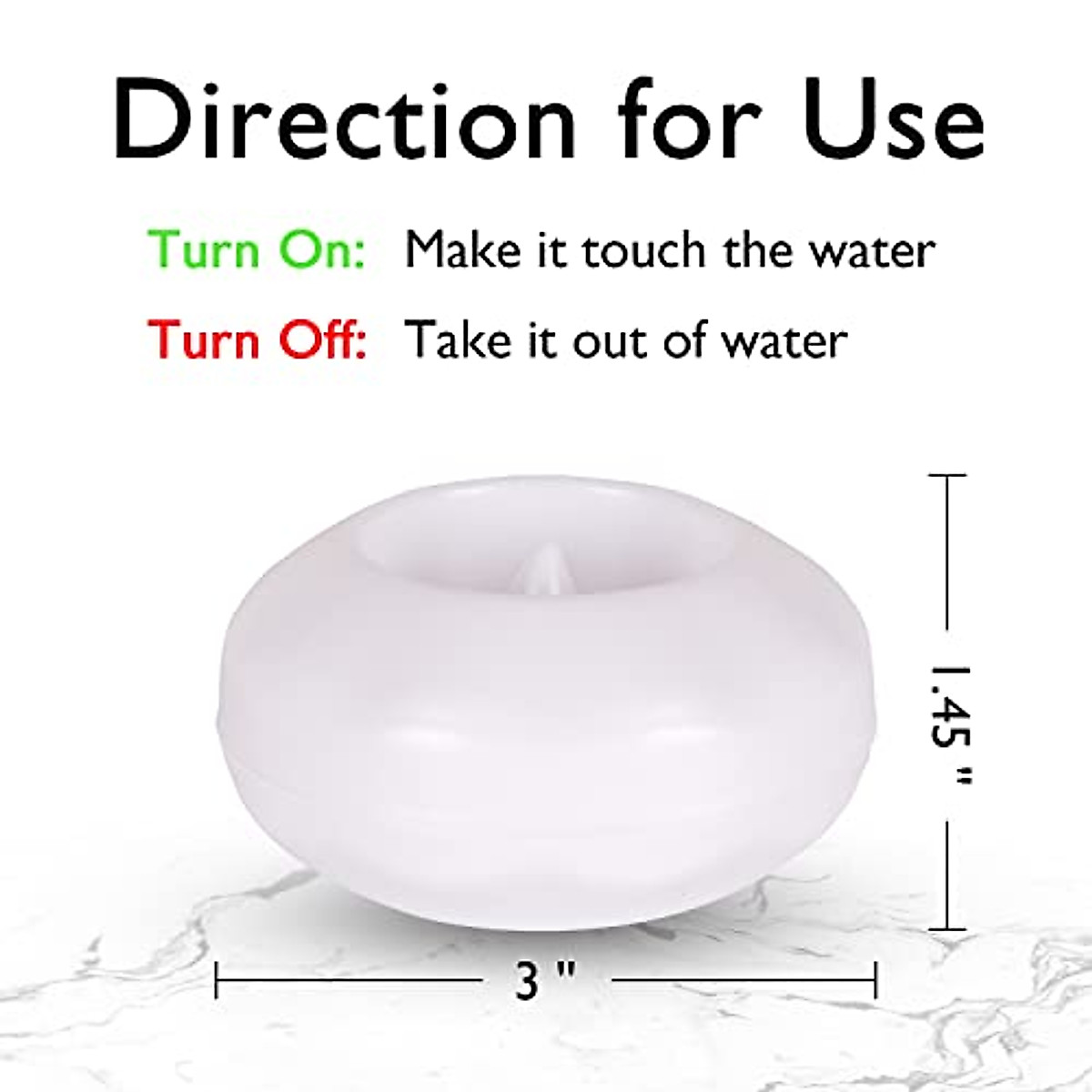 Homemory 24 Pack 100+ Hour Flameless Led Floating Candles, 3” Battery Operated Flickering Waterproof Tealights for Cylinder Vases, Centerpieces at Wedding, Party, Pool, Holiday (Warm White)