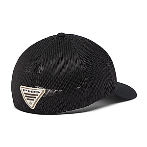 Columbia Unisex PHG Game Flag Mesh Ball Cap-High Crown, Black, XX-Large