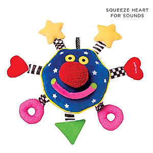 Manhattan Toy Whoozit Rattle and Squeaker Sound Developmental Baby Toy
