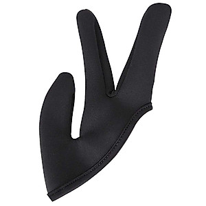 Beaupretty Hairdressing Finger Glove 1pc s Stylist Gloves Curling Wand Gloves Gloves Barber Finger Mittens Hair Curling Finger Cover Thermal Half Finger Gloves Hair Styling Protector Curls