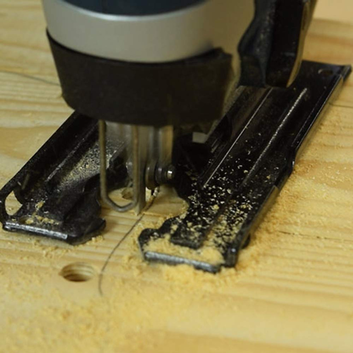 20Pack T344D Long Jigsaw Blades Set, HCS 6-Inch 6TPI T-Shank Contractor Straight-Cut Jig Saw Blade Designed for Quick Cutting Thick Construction Timber, Softwood, Chipboards, Wood Core Plywood