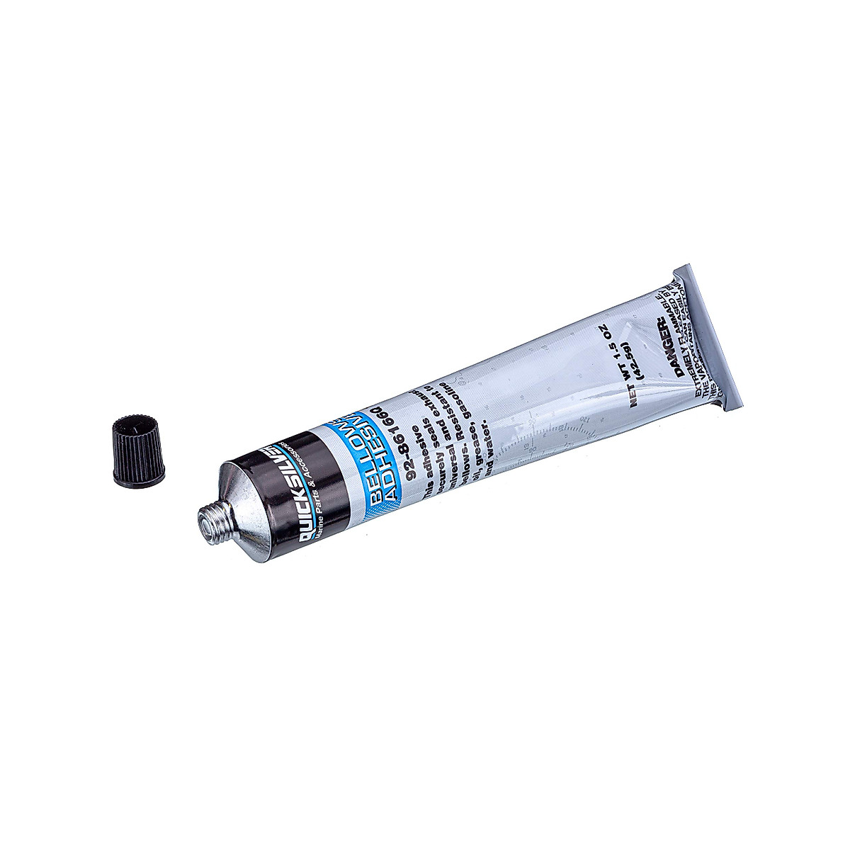 Quicksilver 86166Q1 Bellows Adhesive – Resistant to Oil, Grease, Gasoline and Water – 1.5 oz Tube