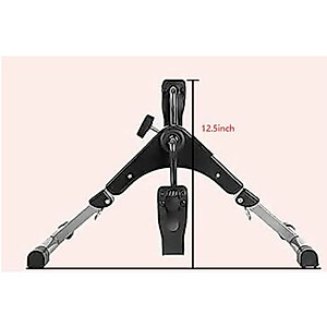 Under Desk Bike Pedal Exerciser with Calorie Tracker and Adjustable Resistance - Mini Foldable Indoor Home Gym Exercise Equipment by Wakeman