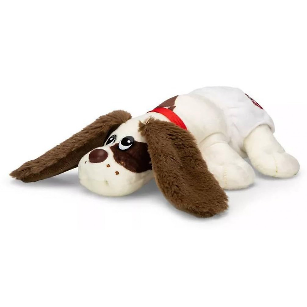 Pound Puppies Newborns Plush - Cream with Medium Brown Spots (Fuzzy Ears)
