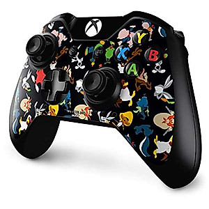 Skinit Decal Gaming Skin Compatible with Xbox One Controller - Officially Licensed Warner Bros Looney Tunes Identity Pattern Design