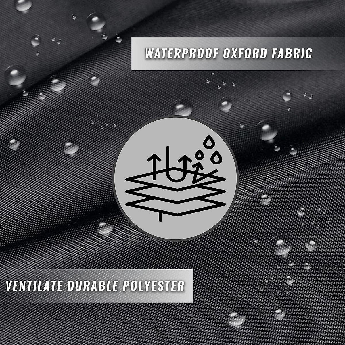 HEPOVER Outdoor Patio Cushion Storage Bags 68Inch Waterproof Extra Large Patio Furniture Cover Cushion Storage Bag with Handle and Zipper