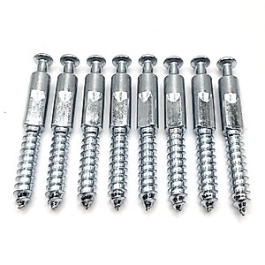 ReplacementScrews Assembly Dowel/Cam Lock Screw Compatible with IKEA Part 123491 (MALM Bed Frames) (Pack of 8)