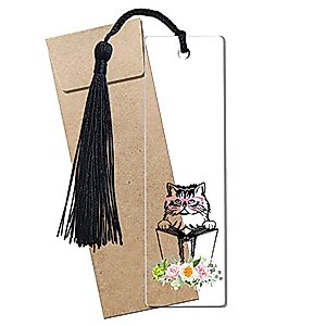 Persian Cat Book Markers for Women Inspirational, Funny Persian Cat Bookmark, for Persian Cat Lover Owner Girl, Bookworm Friends Sister Female Gifts