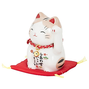 yakushigama Lucky Cat Model 7535 Orange Tabby