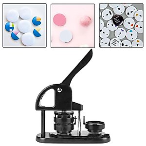 rockible DIY Button Maker Machine Button Press Machine Easy Operation Pin Making Starter Kits for Keychain Pin Buttons Mirror DIY Gifts