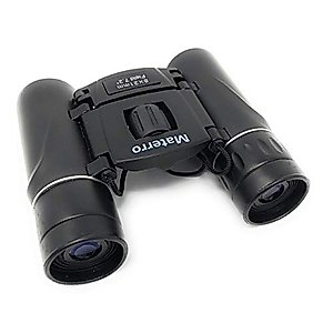 Materro High-Powered 8x21 Compact Binoculars for Adults and Kids, Waterproof, Durable, Folds to Fit in Your Pocket