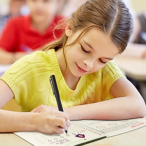 2 Pieces Magic Practice Copybook Magic Writing Paste Practical Reusable Writing Tool Workbook with Pens Set for Kid Calligraphic Christmas Gifts (Number and Math)