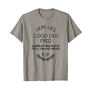 The Haunted Mansion Here Lies Good Old Fred Epitaph T-Shirt