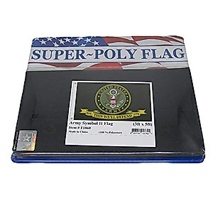 Trade Winds 3x5 U.S. Army Flag This We'll Defend Black Symbol II 150D Poly Flag 3'x5' F1860 Fade Resistant Premium