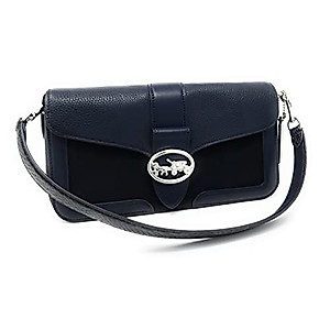 COACH Women's Georgie Shoulder Bag (Silver - Midnight Multi)