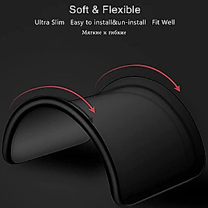 for Oppo Reno 6 Pro+ 5G Ultra Thin Phone Case, Gel Pudding Soft Silicone Phone Case for Oppo Reno 6 Pro Plus 5G 6.55 inches (Black)