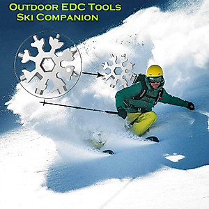 Bottle Opener Flat Phillips Screwdriver Kit/Wrench Keychain Gadgets Outdoor (Silver)