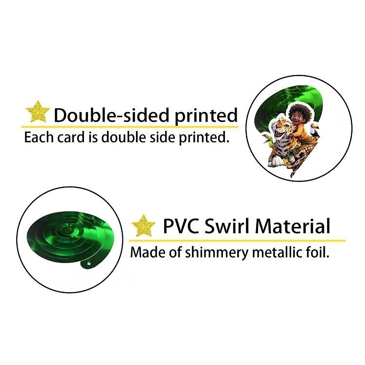 Magic Movie Birthday Party Supplies,32 Pc Magic Birthday Whirls Glitter Foil Ceiling Swirls Streams Decorations, Magic Movie Decorations Foil Swirls Hanging for Magic Party