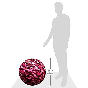 Horsemen's Pride 25-Inch Mega Ball Cover for Horses, Pink Camo Pattern, C425 PC