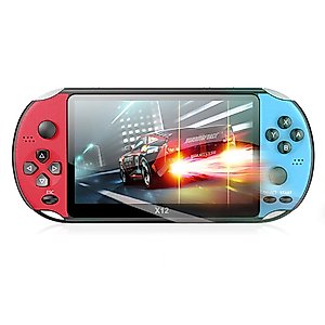 Handheld Game Console 5.1 inch Pro Retro Games Consoles Built-in Classic Games Rechargeable Battery Portable Style Game Consoles X12