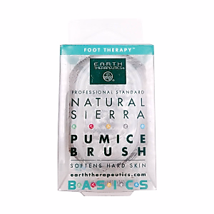 EARTH THERAPEUTICS Pumice Stone with Brush, 1 EA