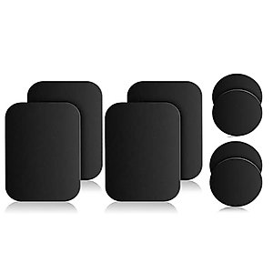 Phone Holder Car 8 Pack Magnetic Metal Plate with 3M Adhesive Sticker Universal for Car Magnetic Phone Mount