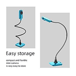 ZSEEWCAM Document Camera (Blue) Ultra High Definition 5MP USB Document Camera — Mac OS, Windows, Chromebook Compatible for Live Demo, Web Conferencing, Distance Learning, Remote Teaching