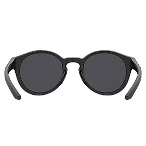 Under Armour Men's Male Sunglass Style UA 0006/S Round, Matte Black Silver/Silver Mirrored, 52mm, 22mm