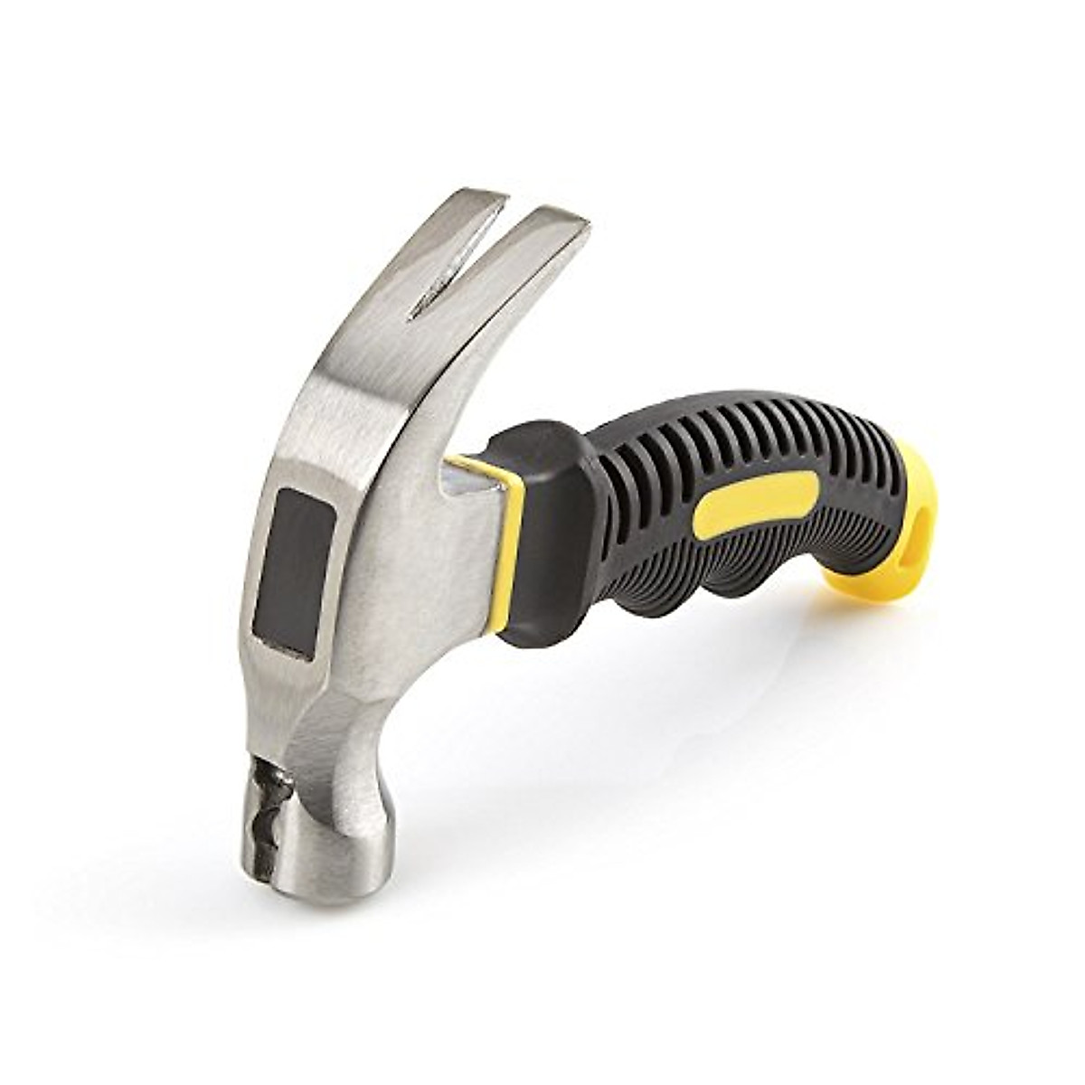 EFFICERE 8-oz. All-Purpose Stubby Hammer with Magnetic Nail Starter, Durable Alloy Steel Head and Fiberglass Handle | Perfect for General Household Projects, Garage, College Dormitory, Office and Shop