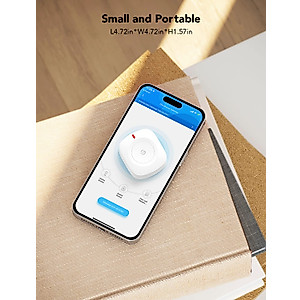 GoveeLife Wireless Mini Smart Button Sensor, Group Control Multiple Devices, Versatile Control Button, Battery Powered, Supports Most Govee Smart Products(Can't be used independently)