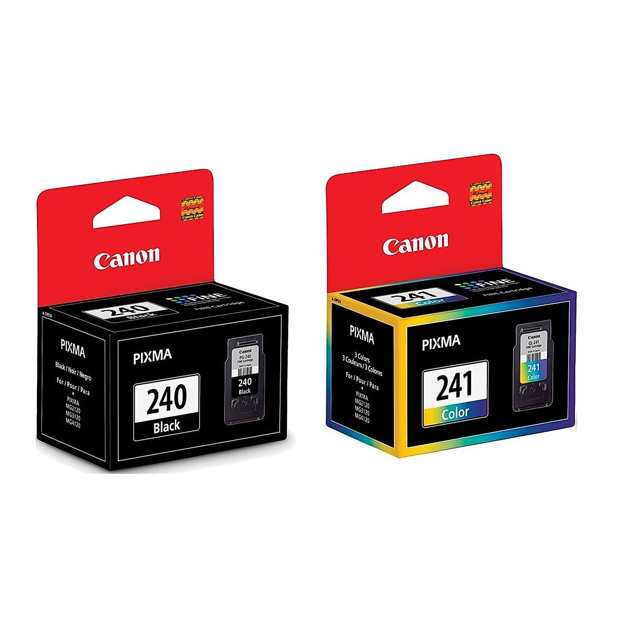 Canon Pixma PG-240 Black & CL-241 Color Ink Cartridges
