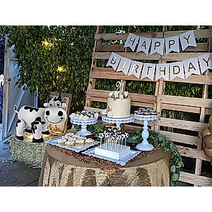 3D Cow Balloon for Western Cowboy Party Decorations,Cute Self Standing Cow Balloons for Western Cowgirl Theme Birthday Party Favor Supplies Decor