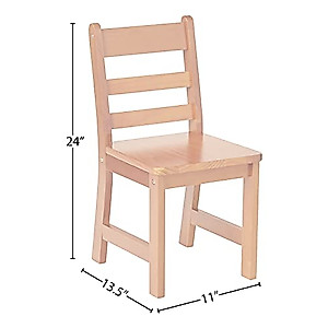 Lipper International Child's Slanted Top Desk & Chair, Pecan Finish