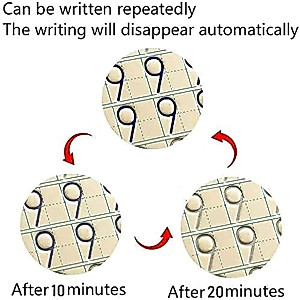 Magical Handwriting Workbooks Practice Copybook, Magic Calligraphy That Can Be Reused Handwriting Copybook Tracing Book (A4+Enlarged 4books+Pens)