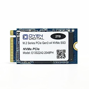 Oyen Digital 2TB M.2 2242 NVMe PCIe 3D TLC SSD Solid State Drive