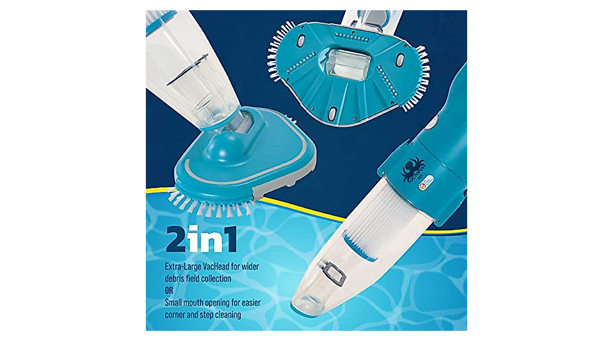 U.S. Pool Supply Octopus Handheld Pool Vacuum - Cordless & Powerful