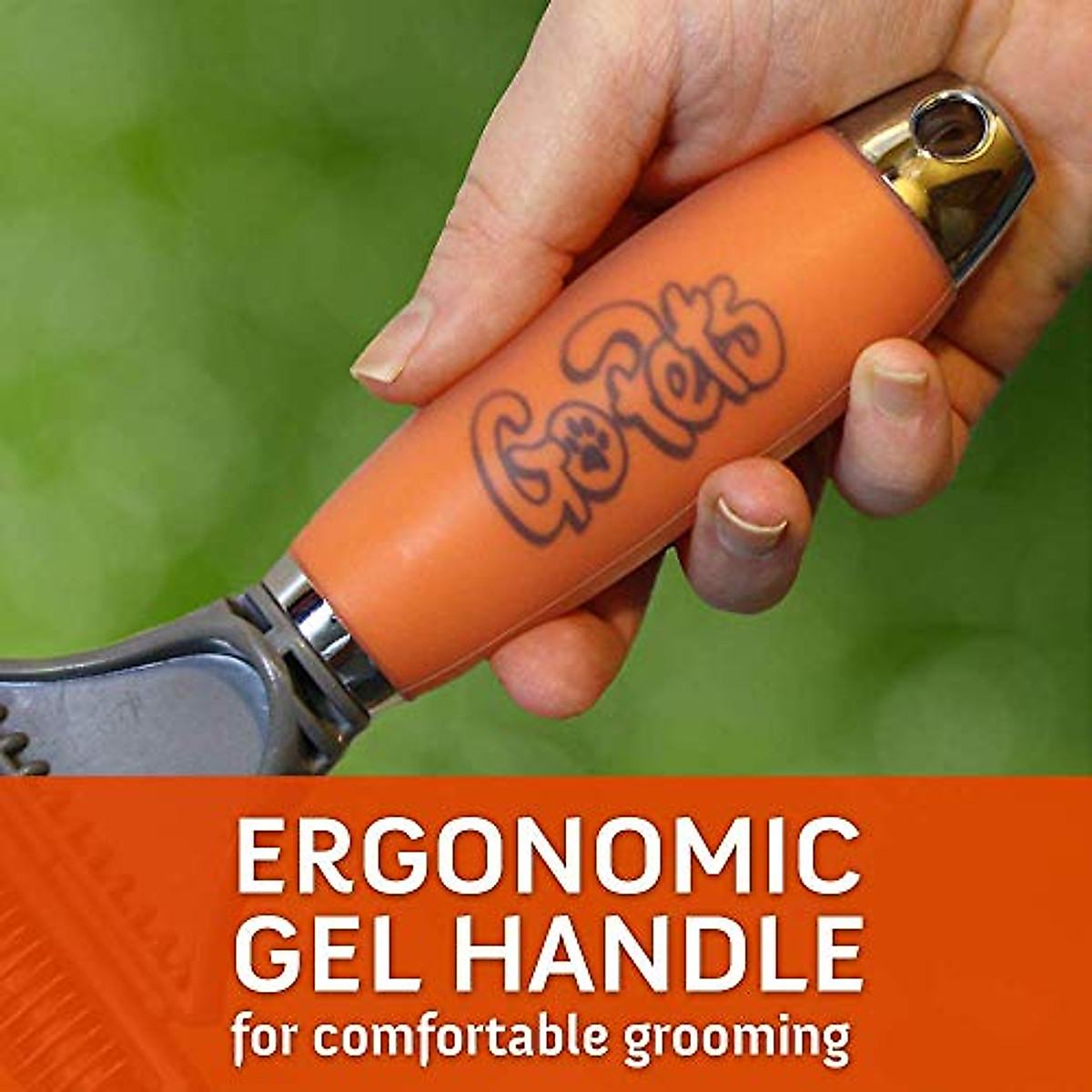 GoPets Dematting Comb with 2 Sided Professional Grooming Rake for Cats & Dogs