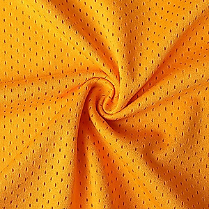 MESOSPERO BadBoy #72 Biggie Smalls Movie Notorious Big 90s Hip Hop Clothes for Party Men Basketball Jersey (Yellow, Medium)