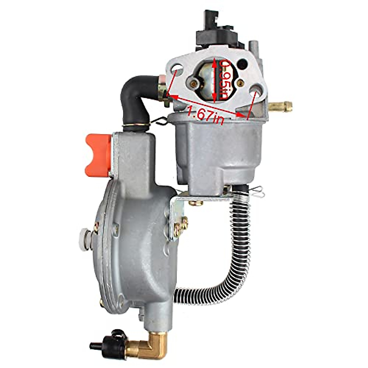 MOTOALL Carburetor Dual Fuel Carb Conversion Kits Replacemant for Tonco Generator GX200 170F 170G-GX200