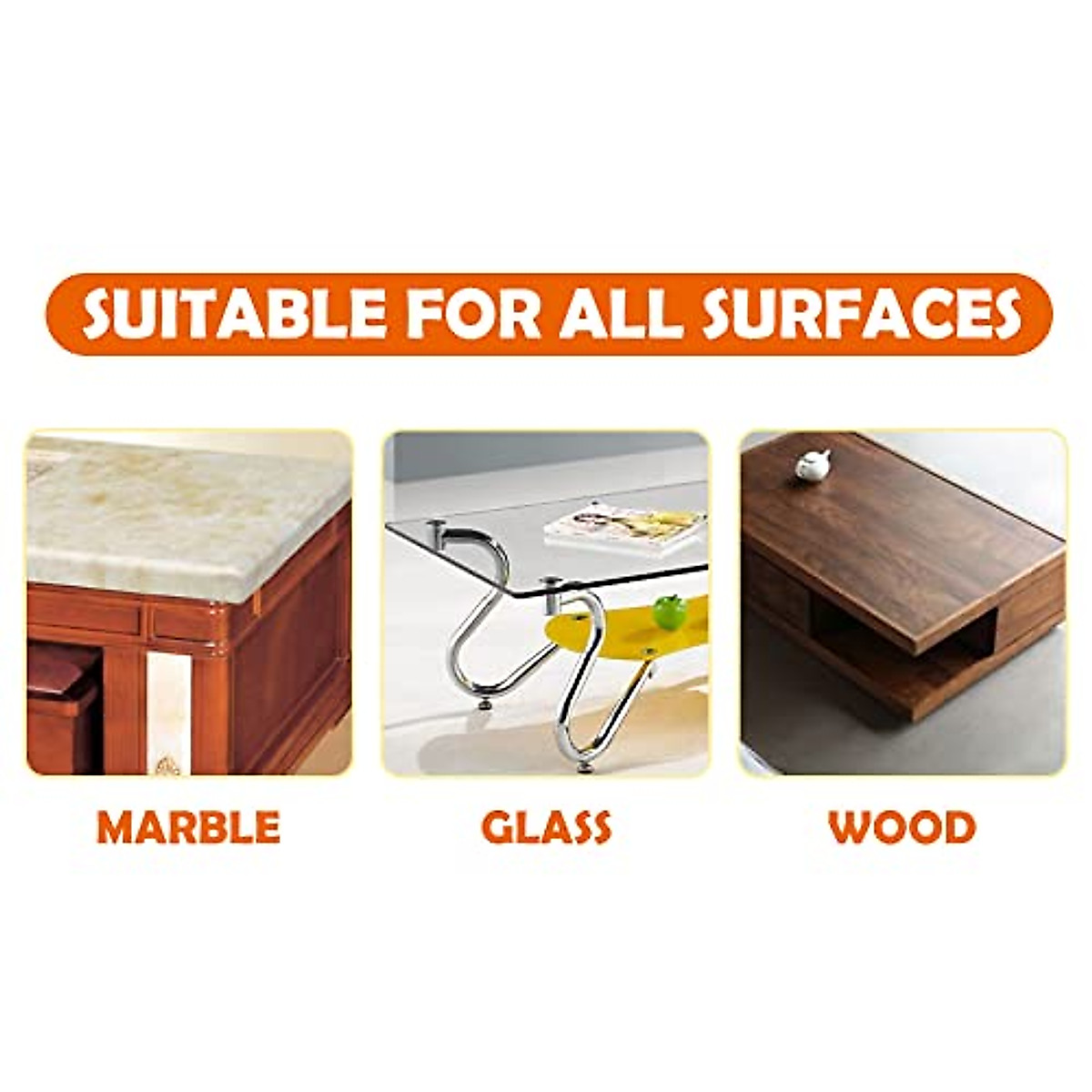 Clear Corner Guards PVC Table Corner Protectors,Clear Edge Bumpers,High Resistant Adhesive Gel,Corner Protector for Baby,Kids,Furniture,Cabinet,Glass,Coffee Table (12 Fillet)