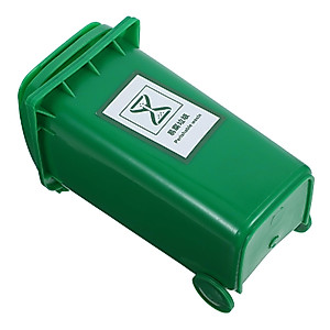 Unomor Garbage Can Desk Trash Can Mini Tiny Trash Can Trash Can for Home Kawaii Bedroom Decor Mini Desk Trash Can Desk Garbage Bucket Desktop Storage Can Mini Trash Can for Desk Waste Can