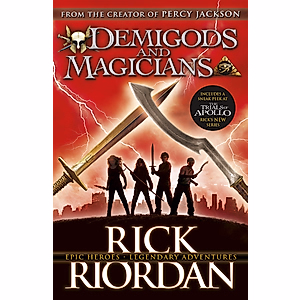 Rick Riordan Collection 4 Books Set (Percy Jackson and the Greek Gods, Percy Jackson and the Greek Heroes, Demigods & Magicians, Percy Jackson and the Singer of Apollo)