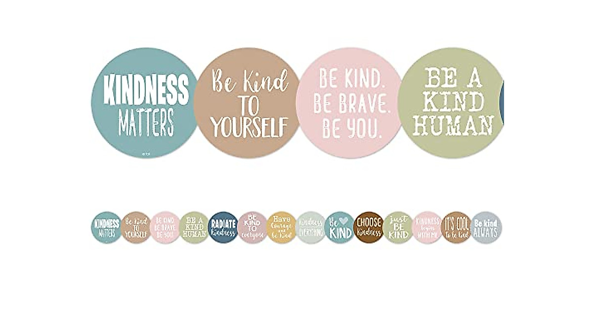 Everyone is Welcome Kindness Border Trim - Teacher Created