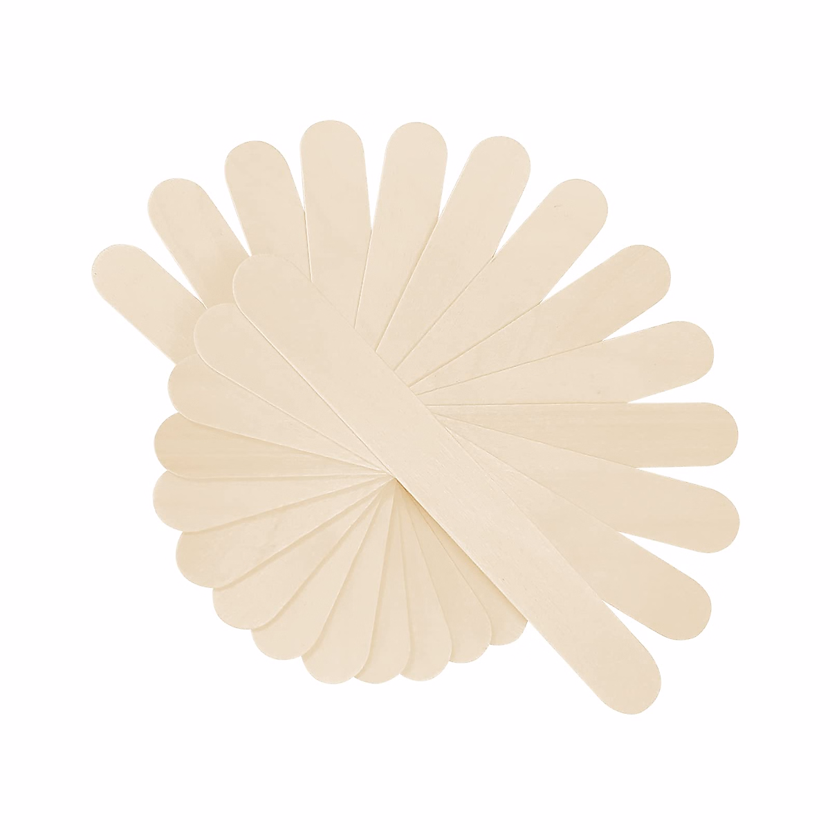 KTOJOY 50 Pcs Jumbo Wooden Craft Sticks Wooden Popsicle Craft Sticks Stick 6” Long x 3/4”Wide Treat Sticks Ice Pop Sticks for DIY Crafts，Home Art Projects, Classroom Art Supplies