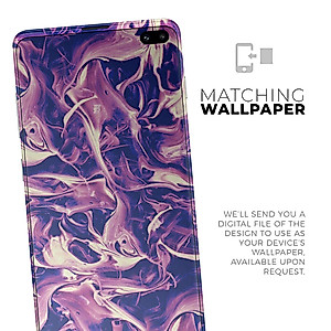 DesignSkinz Liquid Abstract Paint Remix V63 Protective Vinyl Decal Wrap Skin Cover Compatible with The Samsung Galaxy S20 (Screen Trim & Back Glass Skin)