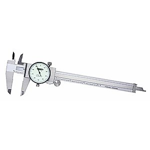 INSIZE 1311-12 Dial Caliper, 0-12", Graduation .001"