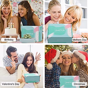 Happy Birthday Gifts for Women, Mothers Day Gifts for Mom Sister Her Best Friend Wife Aunt Teacher, Spa Gift Basket for Women Gift Box, Unique Birthday Gift Ideas for Women Who Have Everything