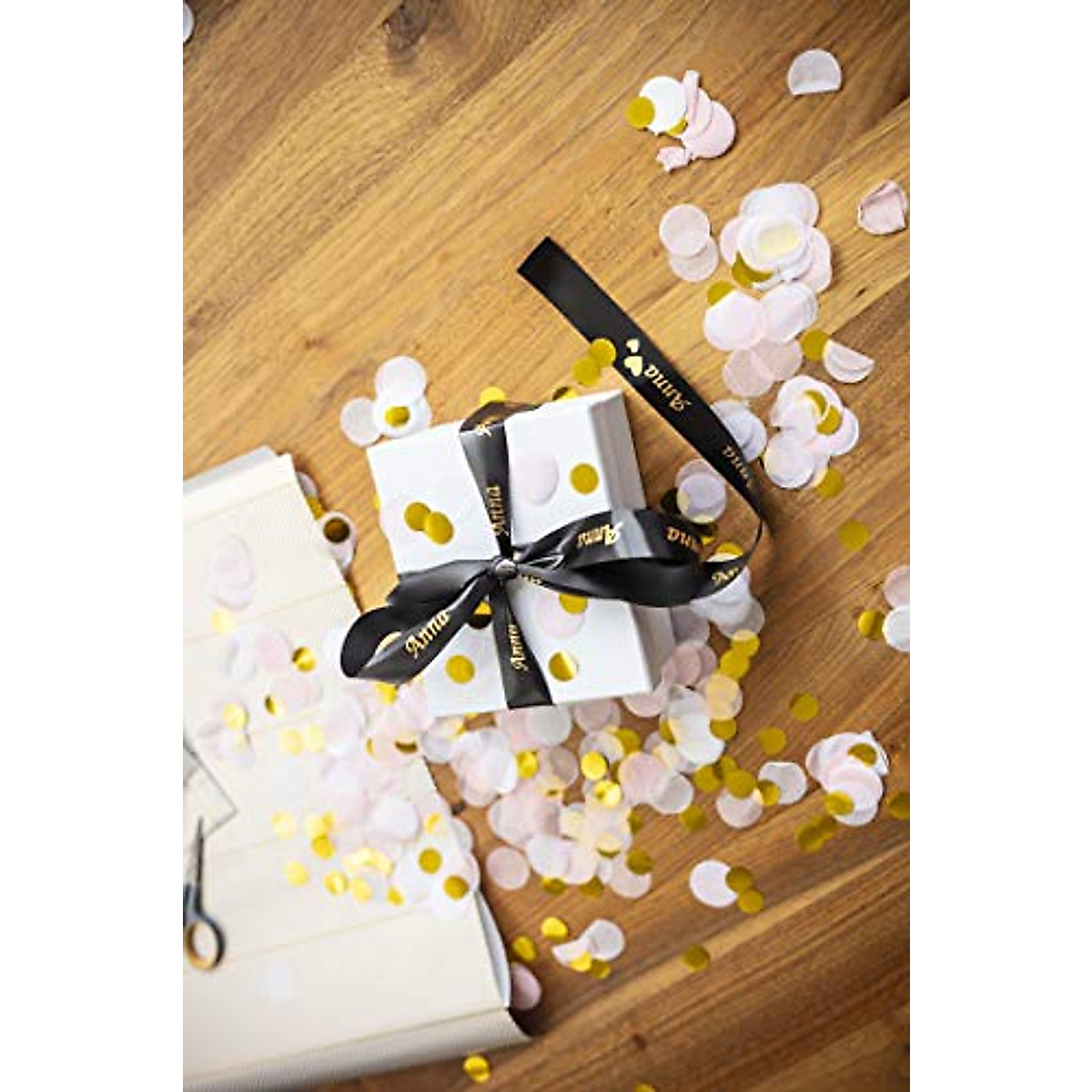 Brother TZe-R354 Labelling Tape Cassette, Gold on Black, 24mm (W) x 4M (L), Ribbon Tape, Brother Genuine Supplies