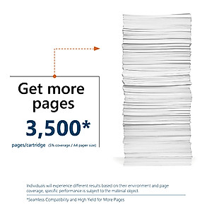 58A Black Toner Cartridge: 1 Pack (with New Chip) Replacement for HP 58A CF258A 58X CF258X Toner Cartridge Work with Laserjet Enterprise M406dn MFP M430f Laserjet Pro M404 MFP M428 M429 Printer