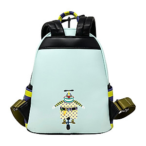 Loungefly Disney The Nightmare Before Christmas Clown Cosplay Womens Double Strap Shoulder Bag Purse NBC